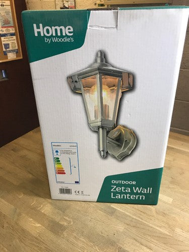 Zeta Outdoor Wall Lantern 1154649 Stainless Steel Ip44 E27 Light – AC ...