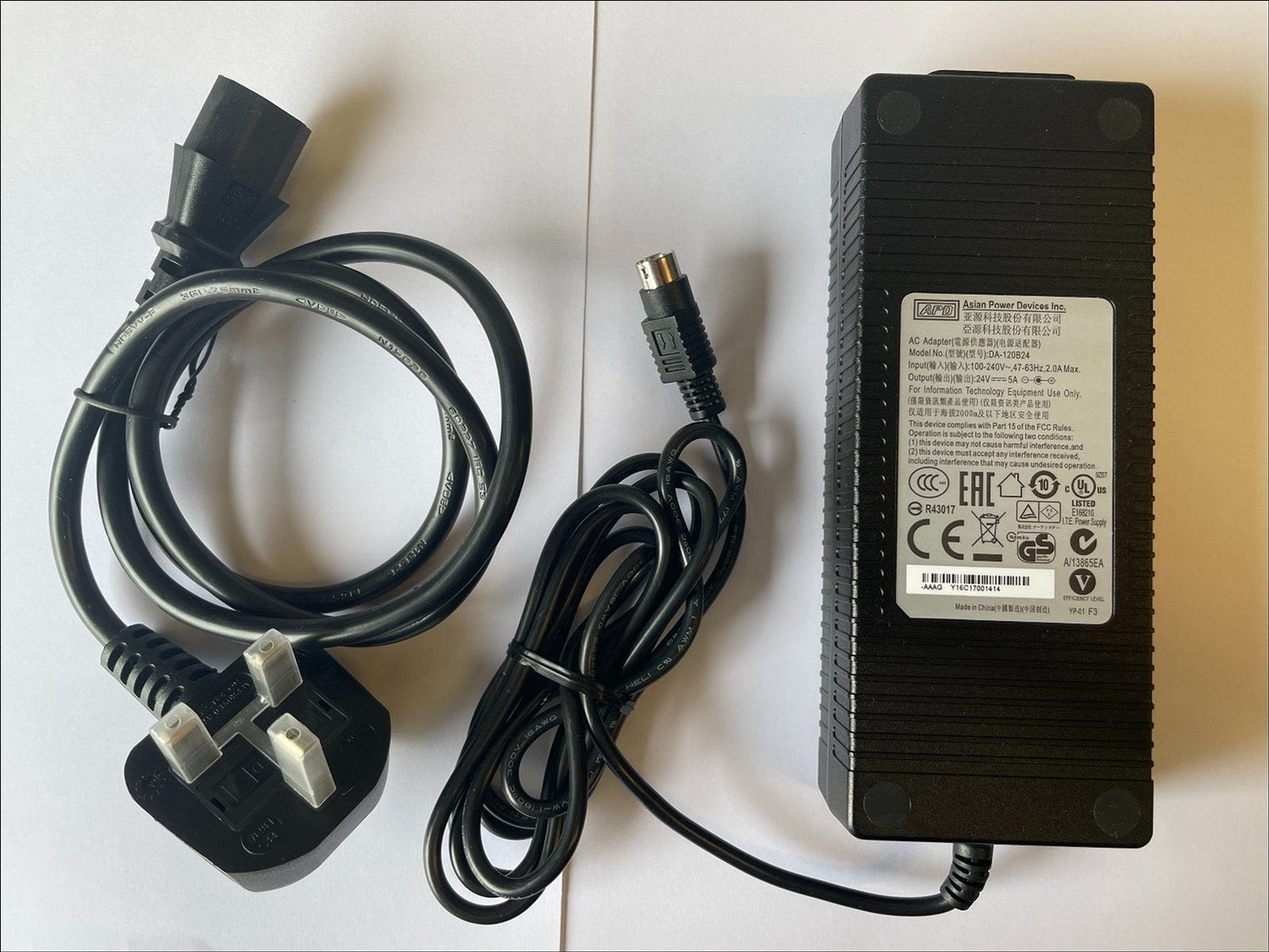 Replacement 24V AC Adapter Power Supply for Thrustmaster T500-RS Steer ...