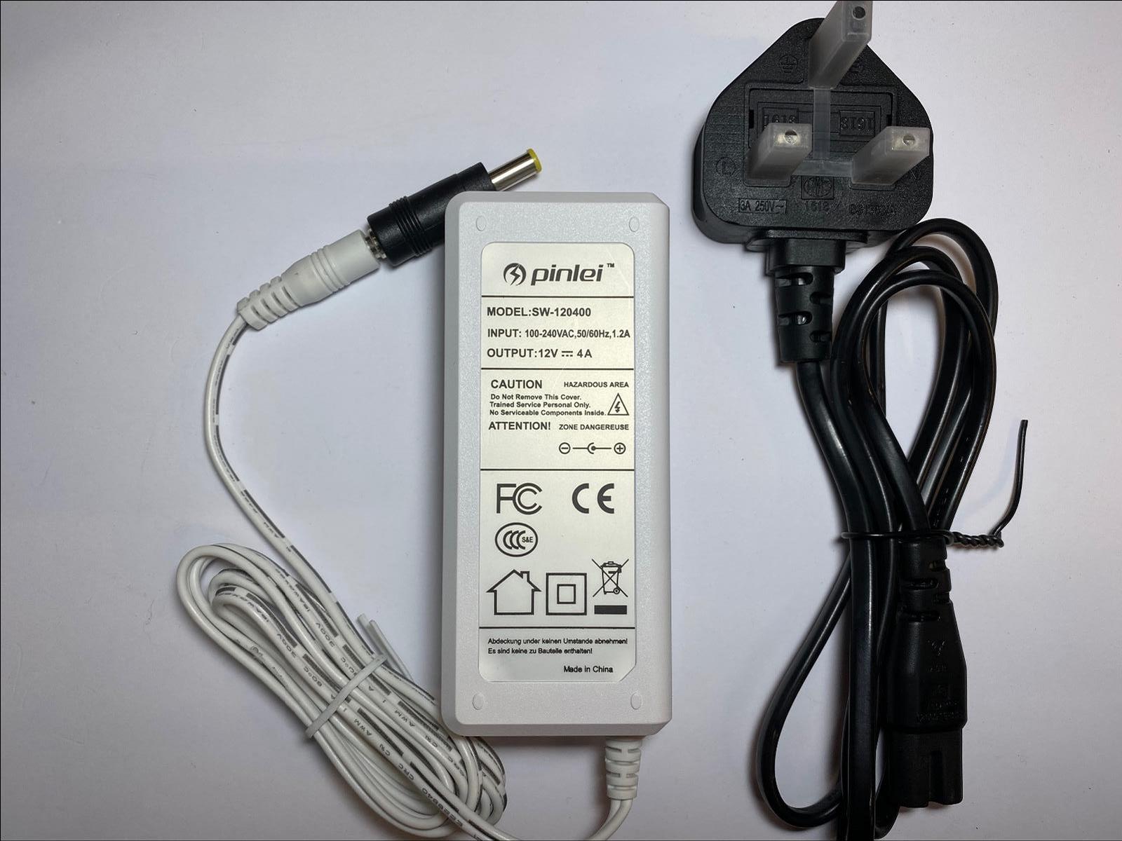 Replacement 12V 4A AC-DC Adaptor Power Supply for Humax Freesat HDR 11 ...